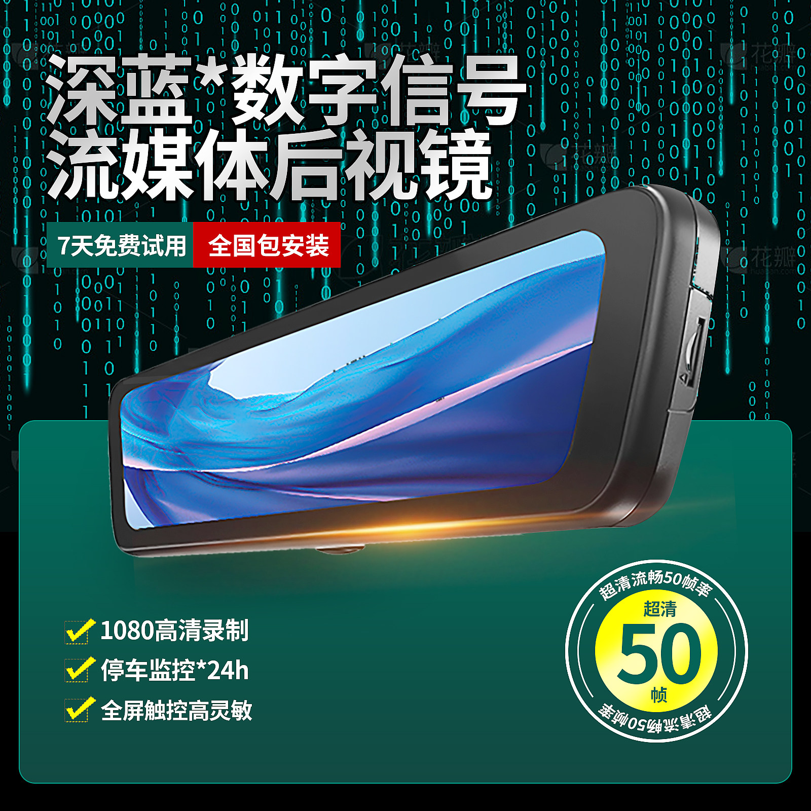 2025 deep blue s09 streaming dash cam review: 24-hour dual recording ...