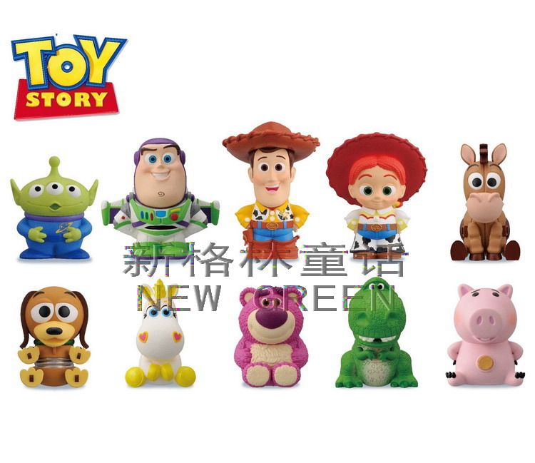 Ensky Toy Story Woody Buzz Official Loose Items Finger Puppets Finger ...