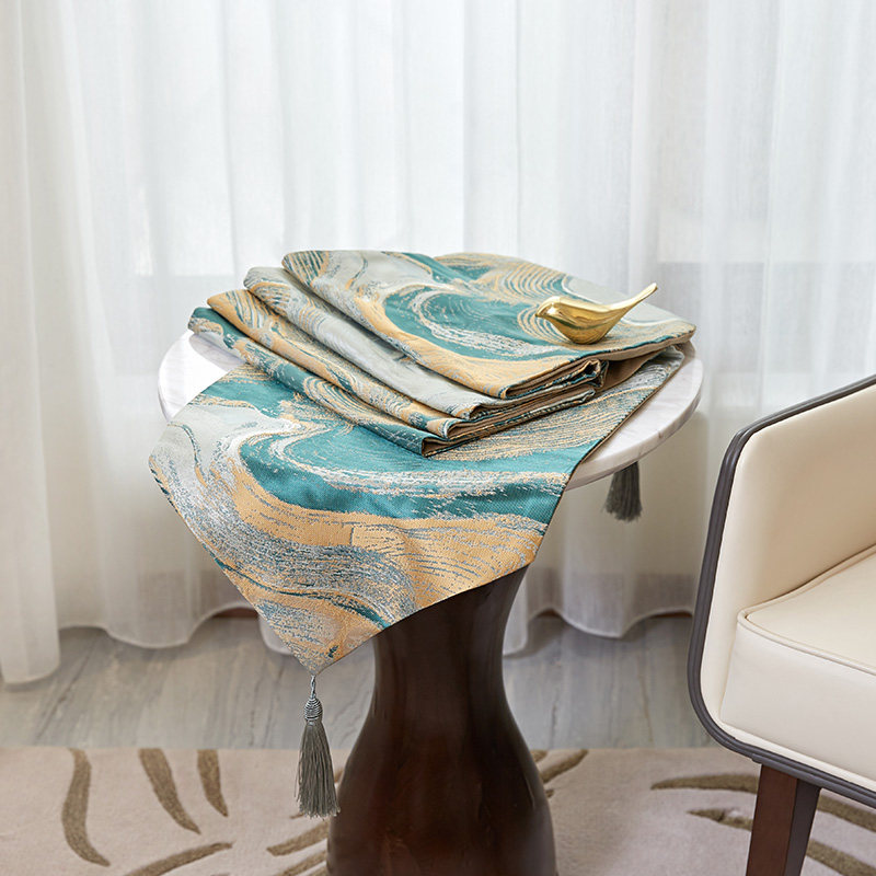[USD 50.48] New Chinese Dining Table Tea Flag Cloth Table Flag Antique ...