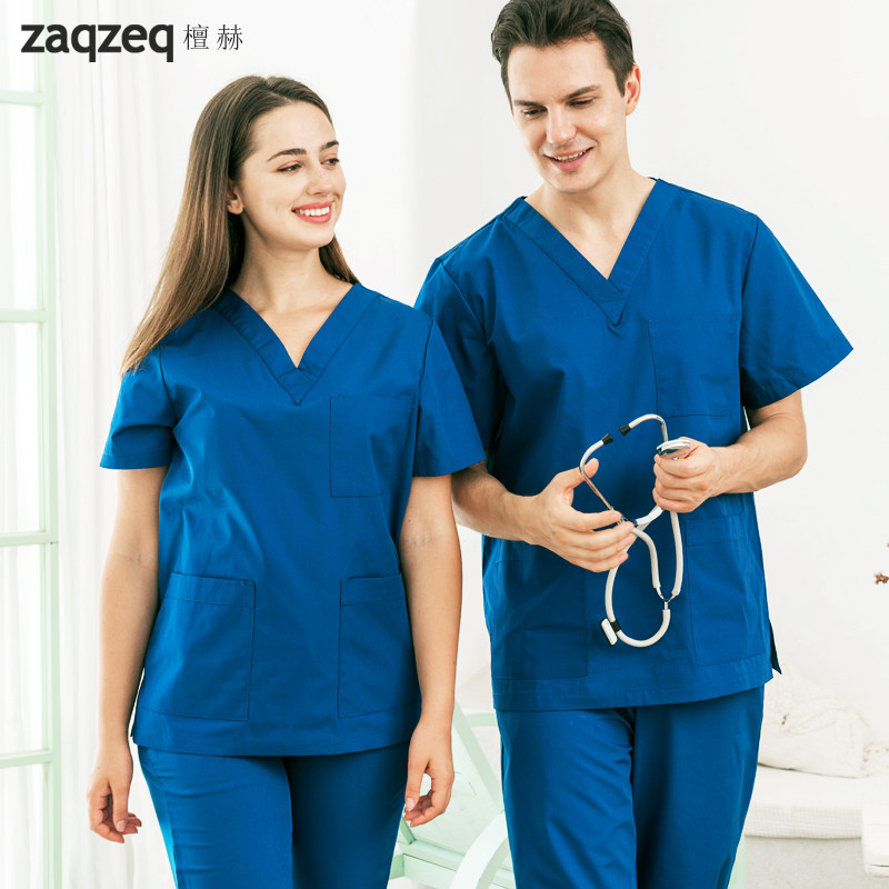 [USD 44.88] Sandalwood surgical clothes women short sleeve surgical ...