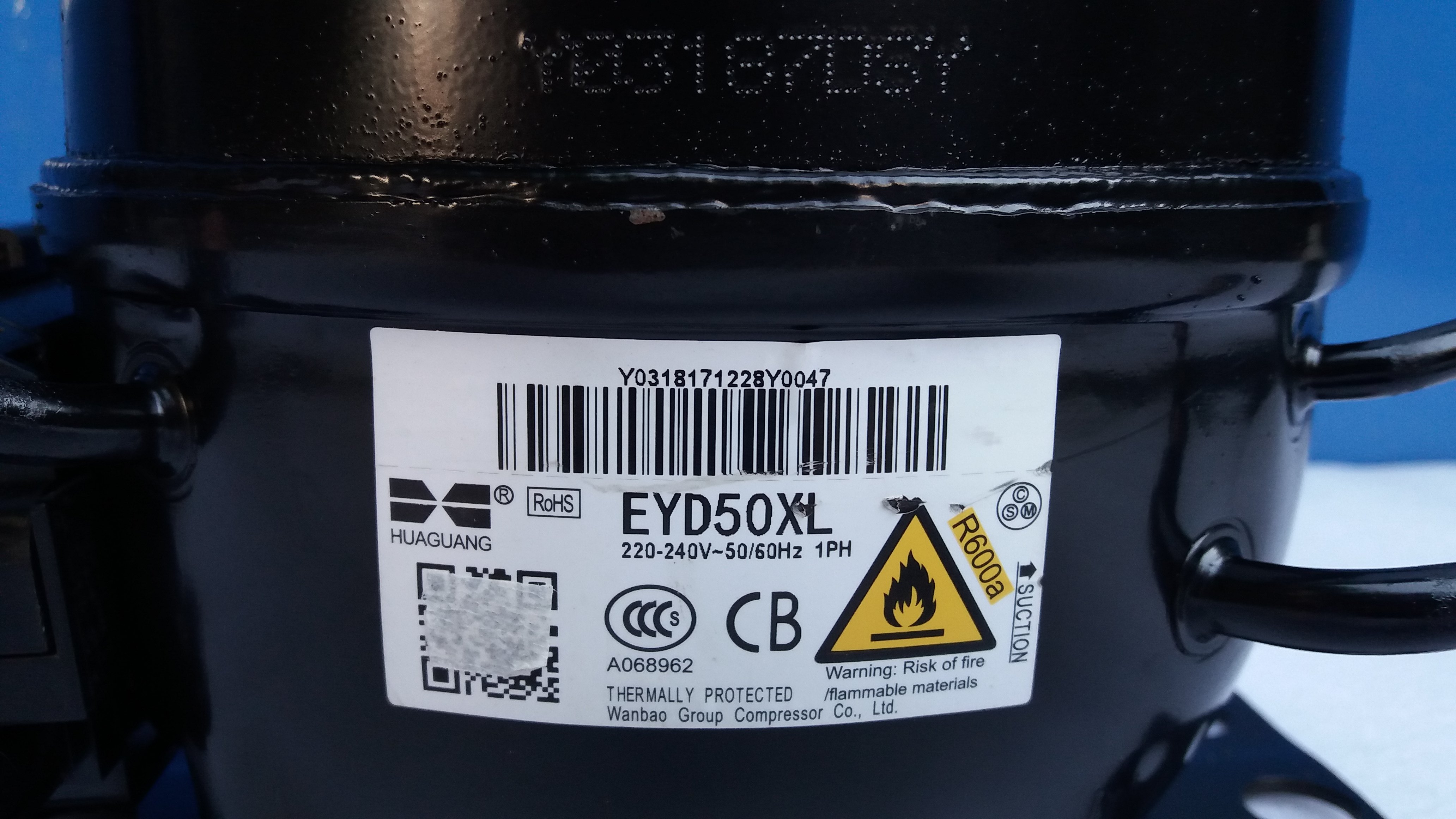 Huaguang compressor EYD50XL original off-line machine one year ...