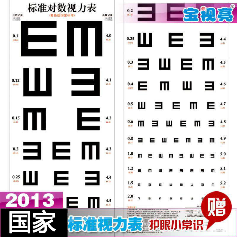 [USD 6.85] Baojing bright logarithmic visual acuity meter children's ...