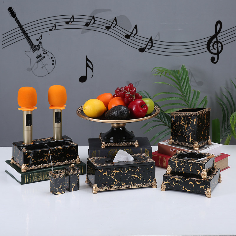 European-style KTV table supplies fruit tray microphone stand fashion ...