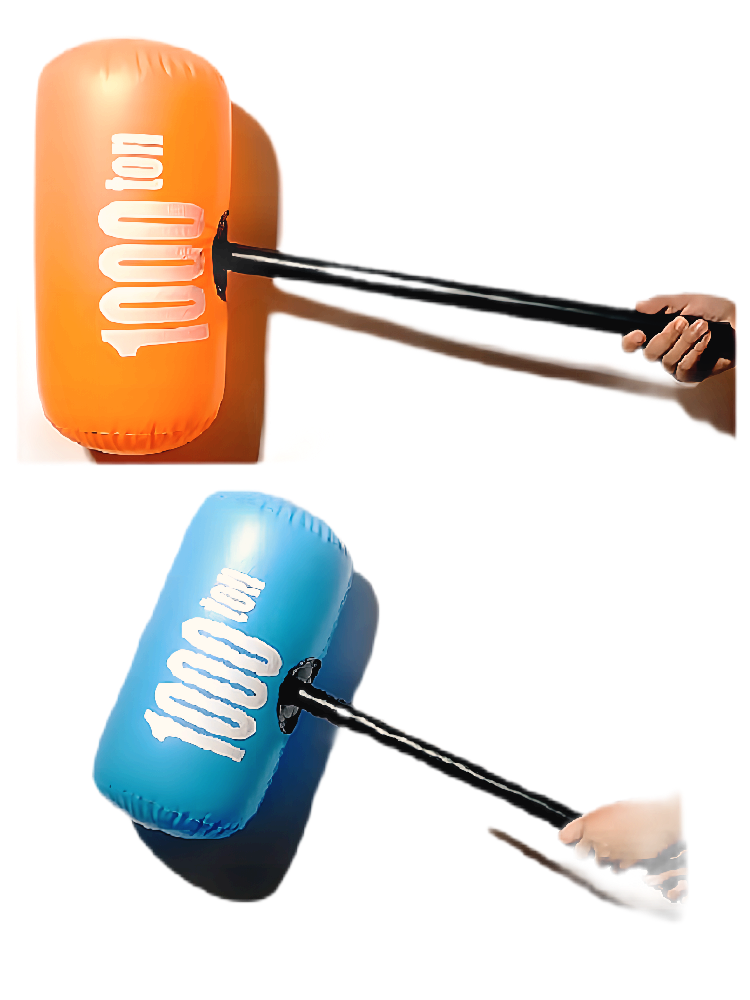 [USD 5.84] Inflatable Wolf Tooth Meteor Hammer Thousand Ton Blow Hammer ...