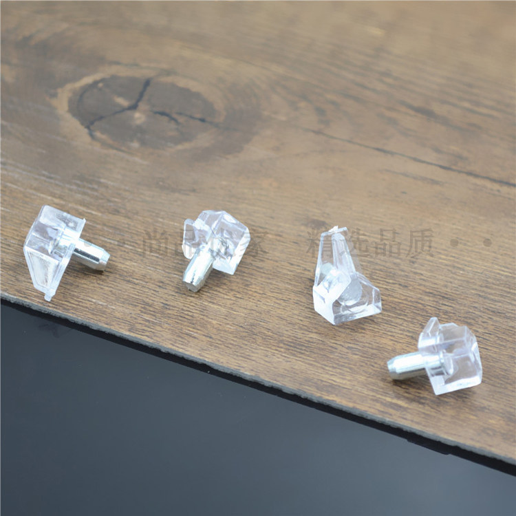 [USD 11.35] Transparent Bulkhead Pin Plastic Laminate Bracket Glass ...