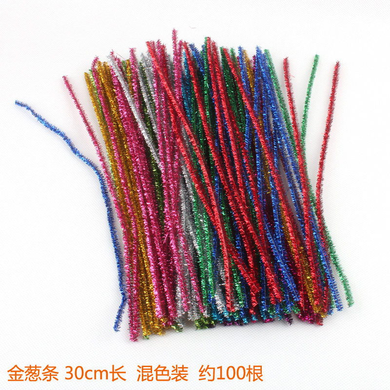 [USD 6.85] Twisted stick Color flash hair furry furry furry wire fetal ...