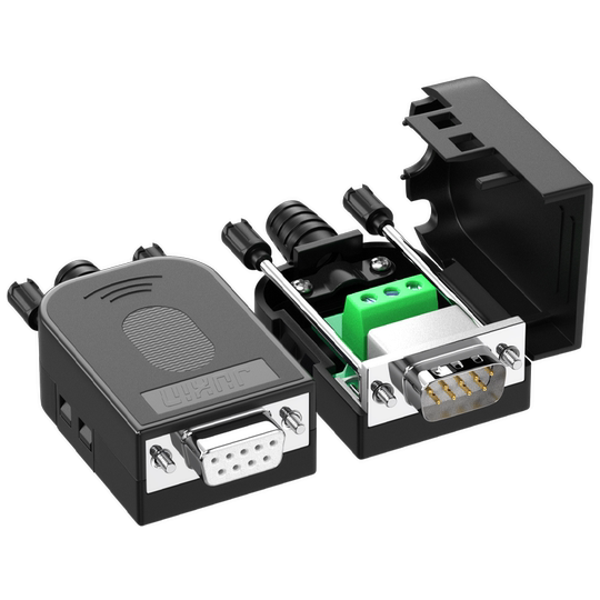 DB9 Solder-Free Connector 235 Plug RS232 Serial Port Male Female COM ...