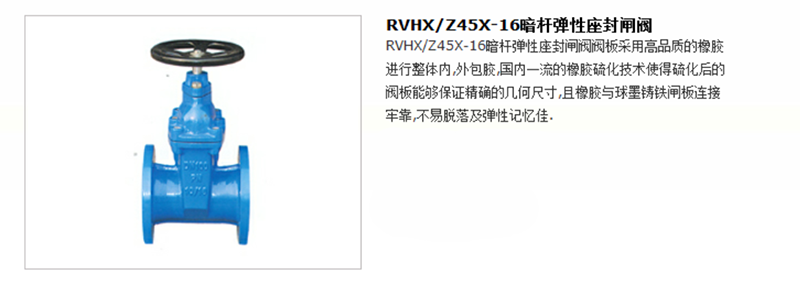 Z45X-16 软密封闸阀 暗杆弹性座封闸阀 DN50 DN65 DN80 DN100 - 阀批发网