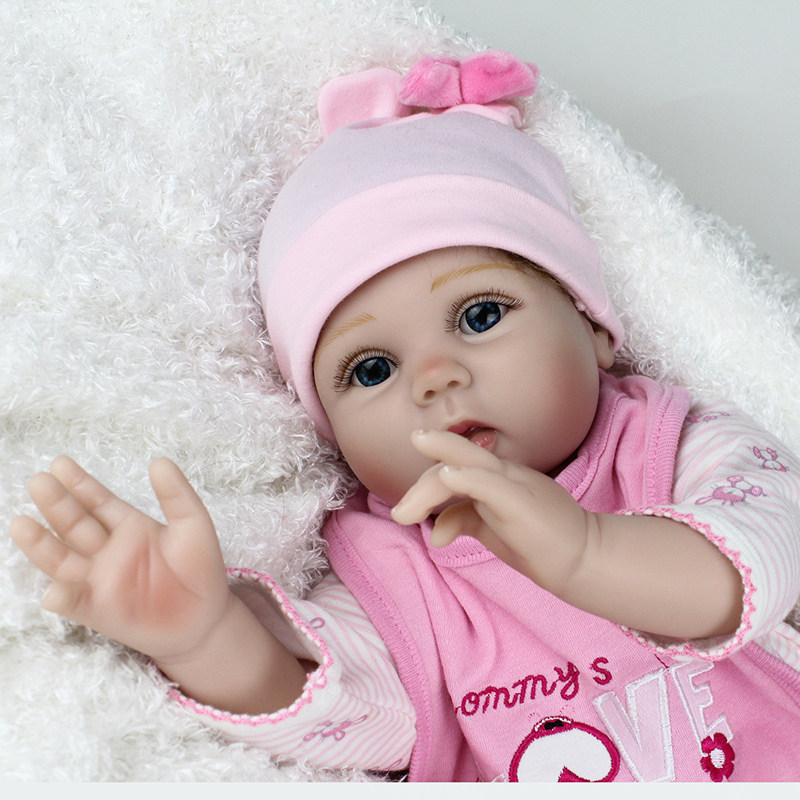 Simulation rebirth baby simulation doll full soft rubber baby home ...
