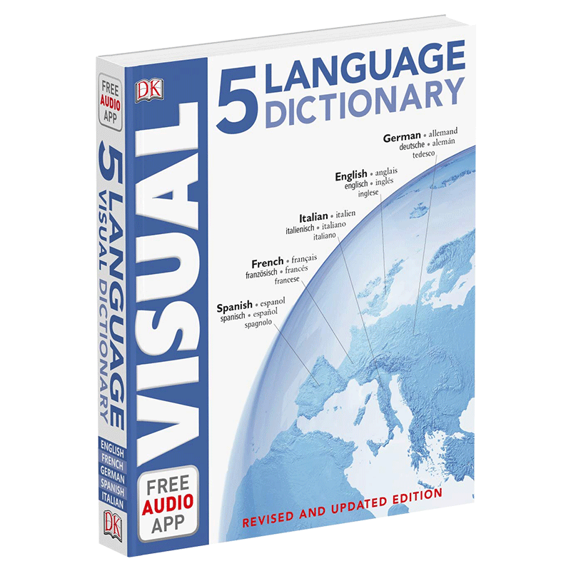 DK 5种语言图解词典 英文原版 5 Language Visual Dictionary 英文版工具书 进口原版英语书籍 可搭日语英语 韩语英语双语图解字典-Taobao Malaysia