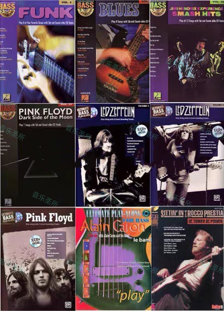 布鲁斯电贝司伴奏曲集Bass Play-Along Vol.9：新手进阶必备神器？-音乐类期刊订阅-淘宝百科网