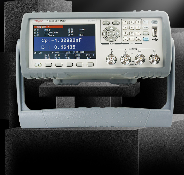 同惠LCR数字电桥TH2830/TH2831/TH2832电感电容电阻元件测试仪-阿里巴巴