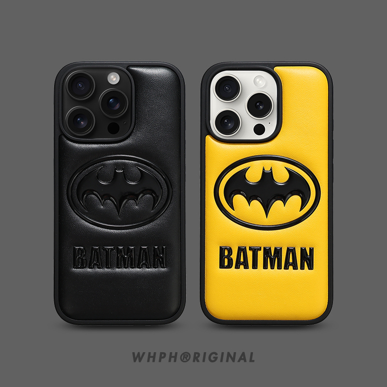 BATMAN 3D Pattern Leather iPhone Cases - Plus/Pro/Max - iPhone 16 ...
