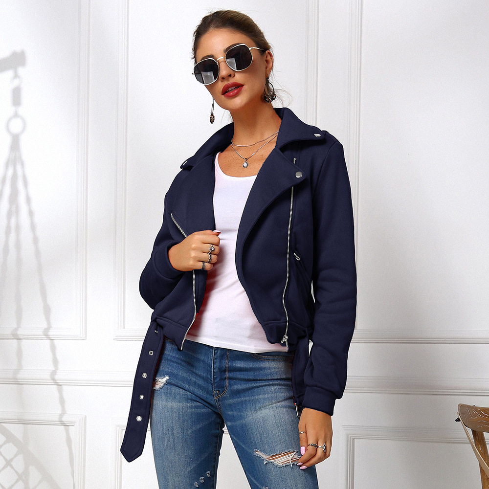 NewWomen autumn fashion short jacket ladies youth casual coa-阿里巴巴
