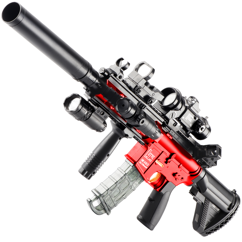 Children's soft bullet gun m416 assault gun electric burst hand-in-one boy gun toy simulation ...
