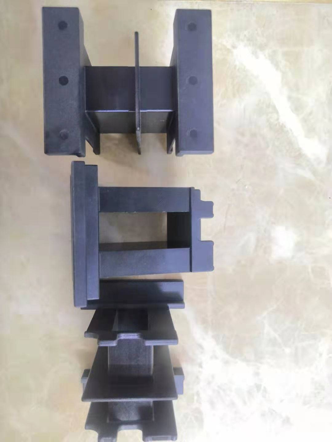 EE42双磁芯卧式双槽无针高频骨架 EE4215*2 EE4230 双拼 无PIN