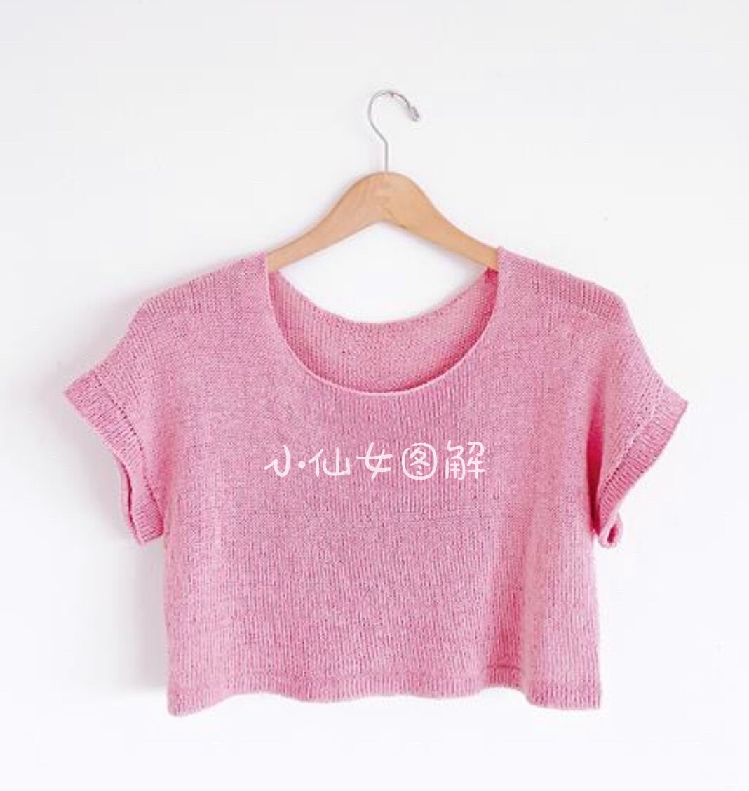 428盛夏TEE+短裤套装女士毛衣编织文字图解教程在哪里找？新手必看！-服饰设计-淘宝好物网