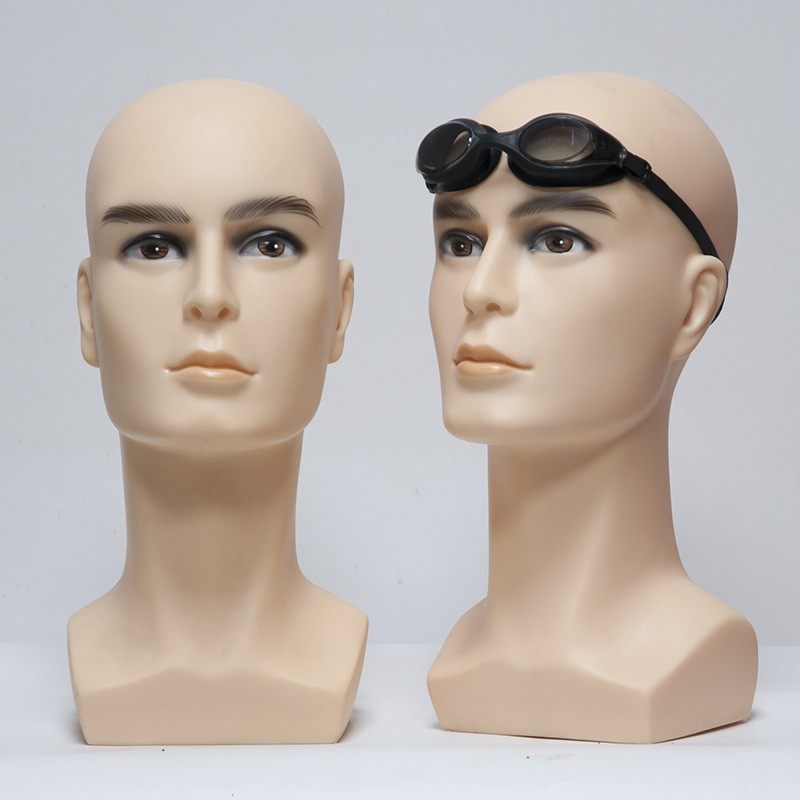 🔥 A must-have tool for models! classy men's pvc wig head mold 👑
