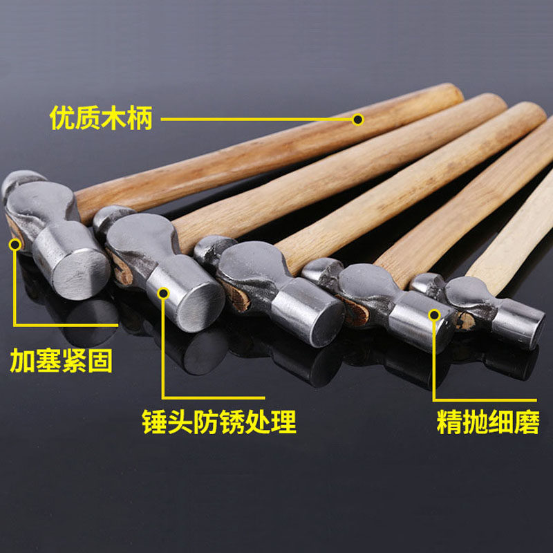 Hammer Round Head Hammer Wood Handle Small Hammer Hand Hammer Hardware ...
