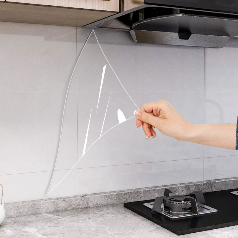 Kitchen revolution! transparent, oil-proof stickers: flame-retardant ...