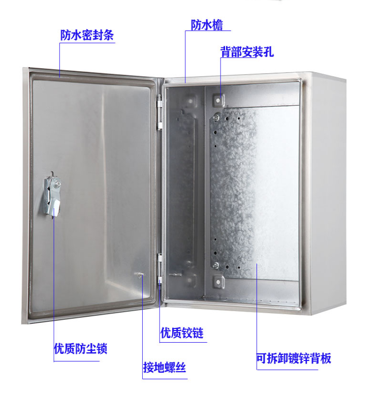 [USD 38.11] Indoor 304 stainless steel distribution box clearly ...