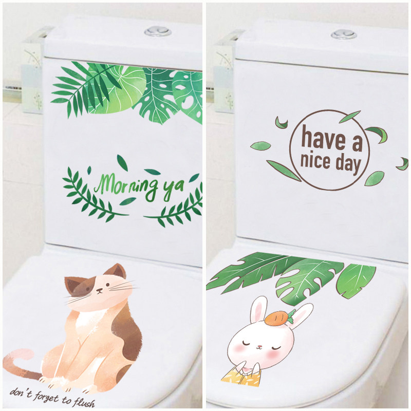[USD 5.08] Funny toilet stickers personal creativity toilet decorations ...