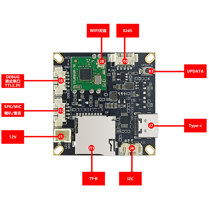 瑞芯微RV1103开发板IPC监控 rockchip智能门锁荣品SMALL-RV1103-阿里巴巴