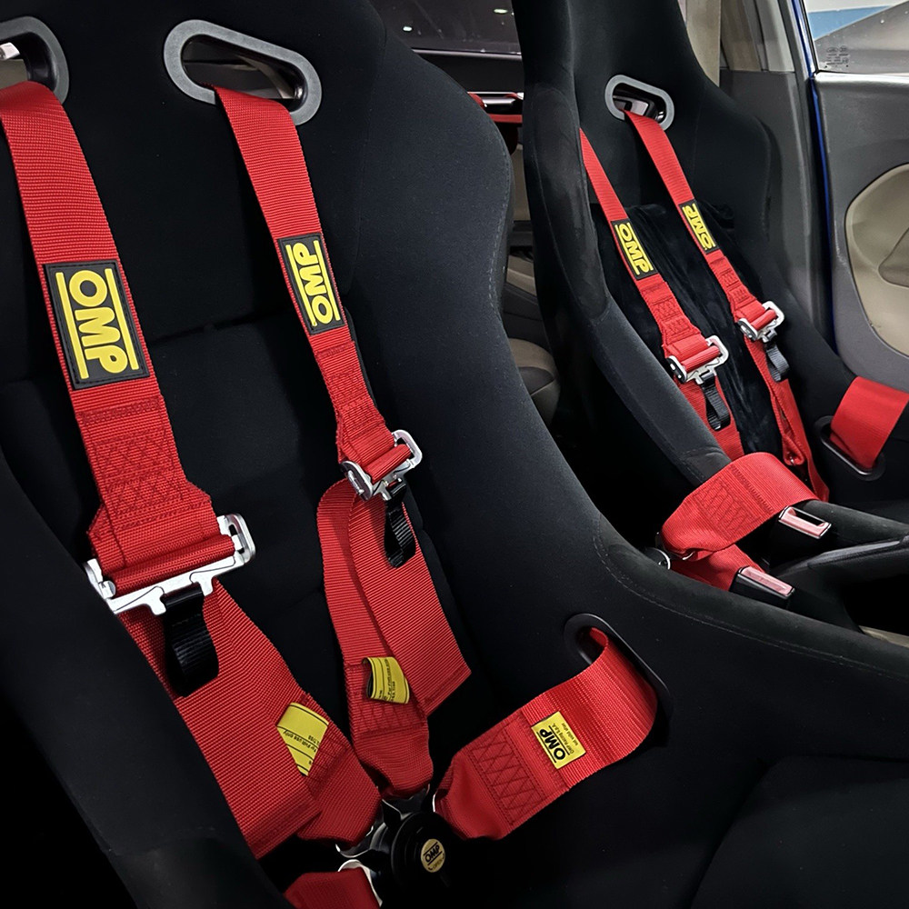 Is the omp racing 3inch four-point security belt really suitable for ...
