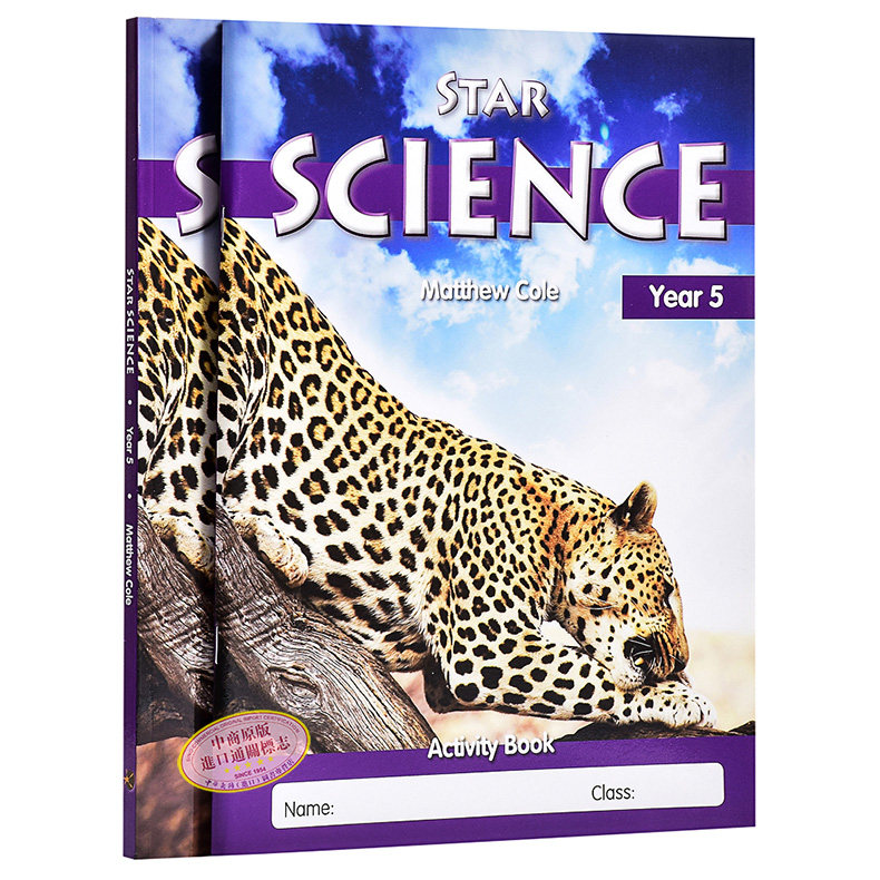 🌟新加坡科学教材大揭秘！Star Science Textbook & Workbook Year 5 英文原版，带你遨游知识海洋！📚🚀-进口 ...