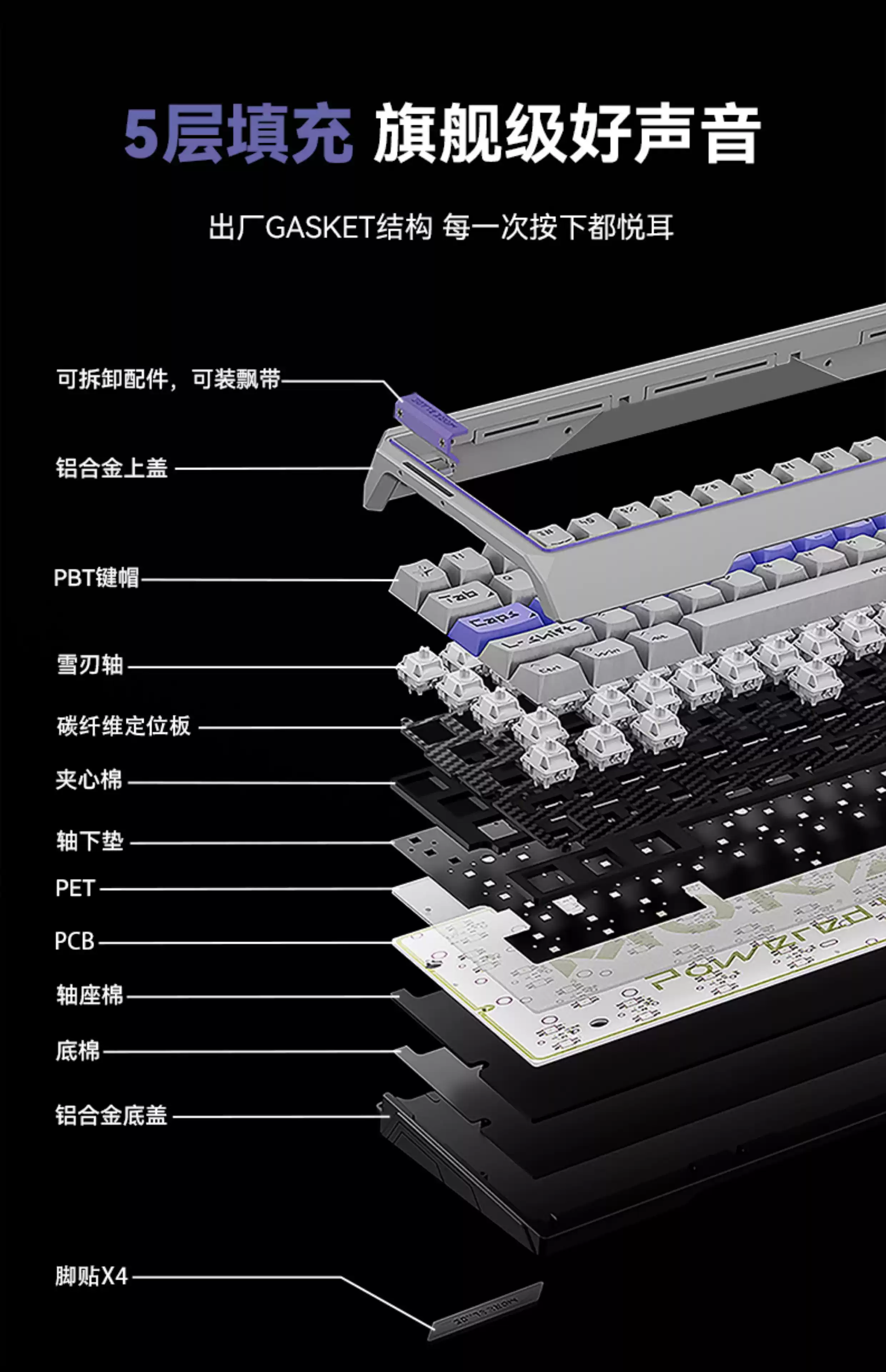 墨刃MK60磁轴键盘铝合金CNC无畏契约瓦竞技键盘