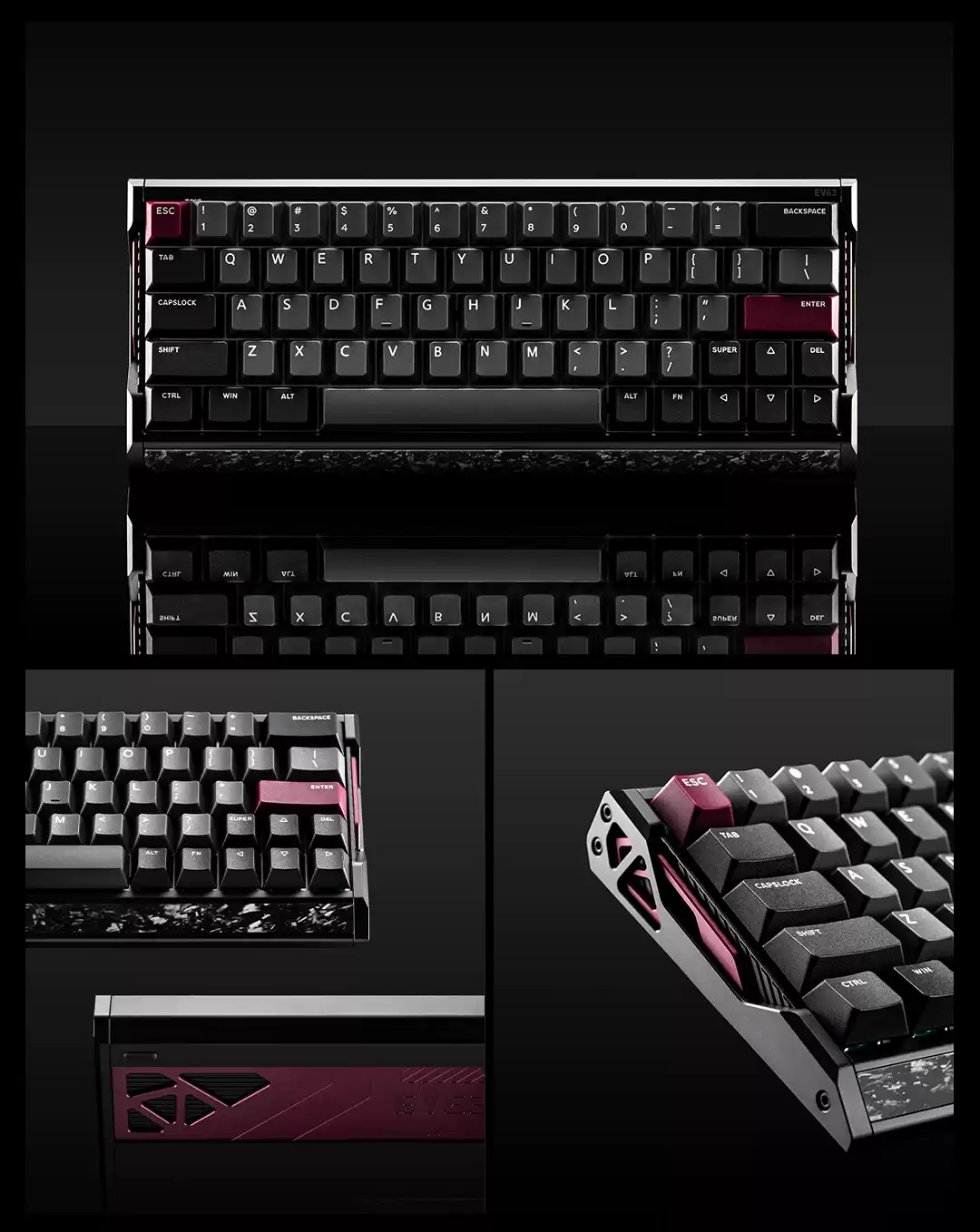 IQUNIX EV63旗舰磁轴键盘游戏电竞专用磁玉轴Pro无畏契约打瓦铝厂