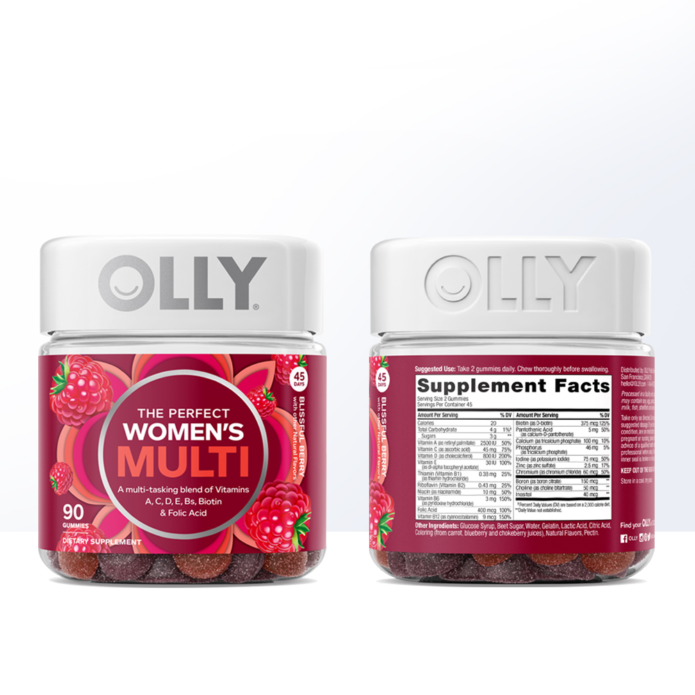 Купить OLLY женщина комплекс Витамин Мягкий сахар содержит Фолиевая ...