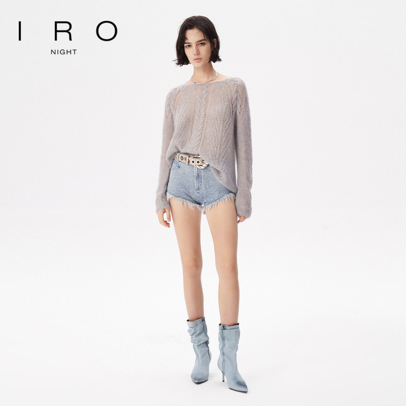 IRO Night 马海毛亮片细针织毛衫： 秋日星光下的浪漫奢华，你值得拥有！🌟-毛衣-淘宝好物网