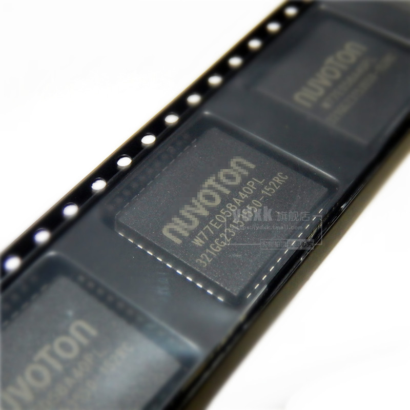 W77E058A40PL Single chip integrated W77E058 77E58 PLCC44 SMD ...