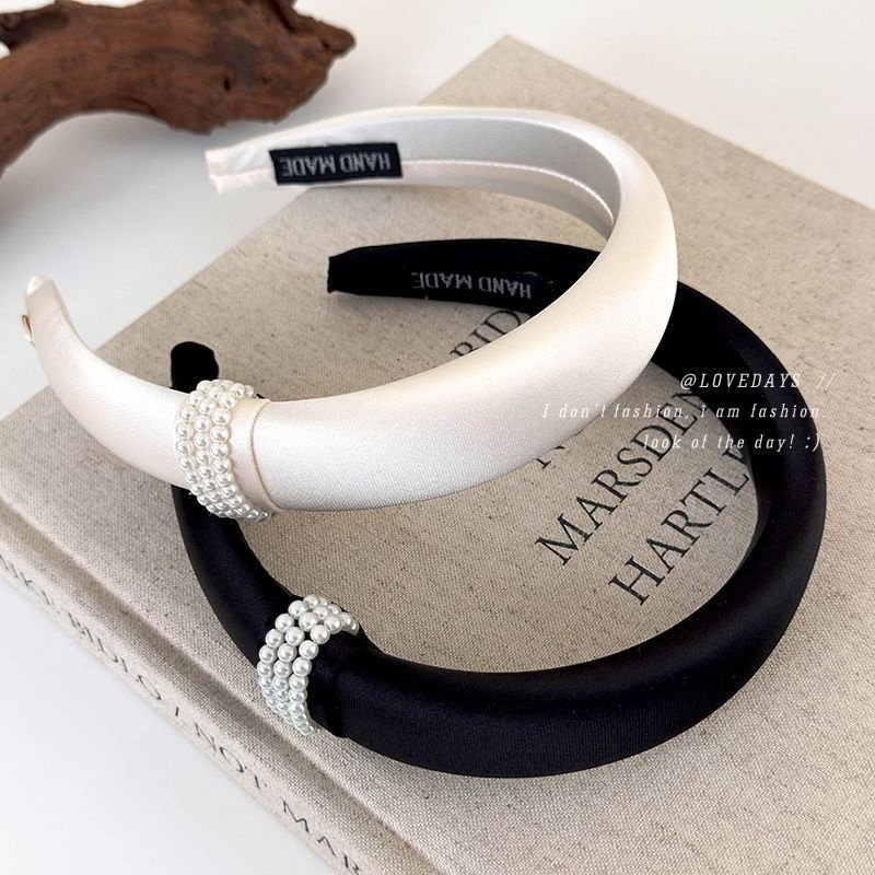 Zhao lusi's style Pearl headband | Must-have high-crown headwear for 2024 👑