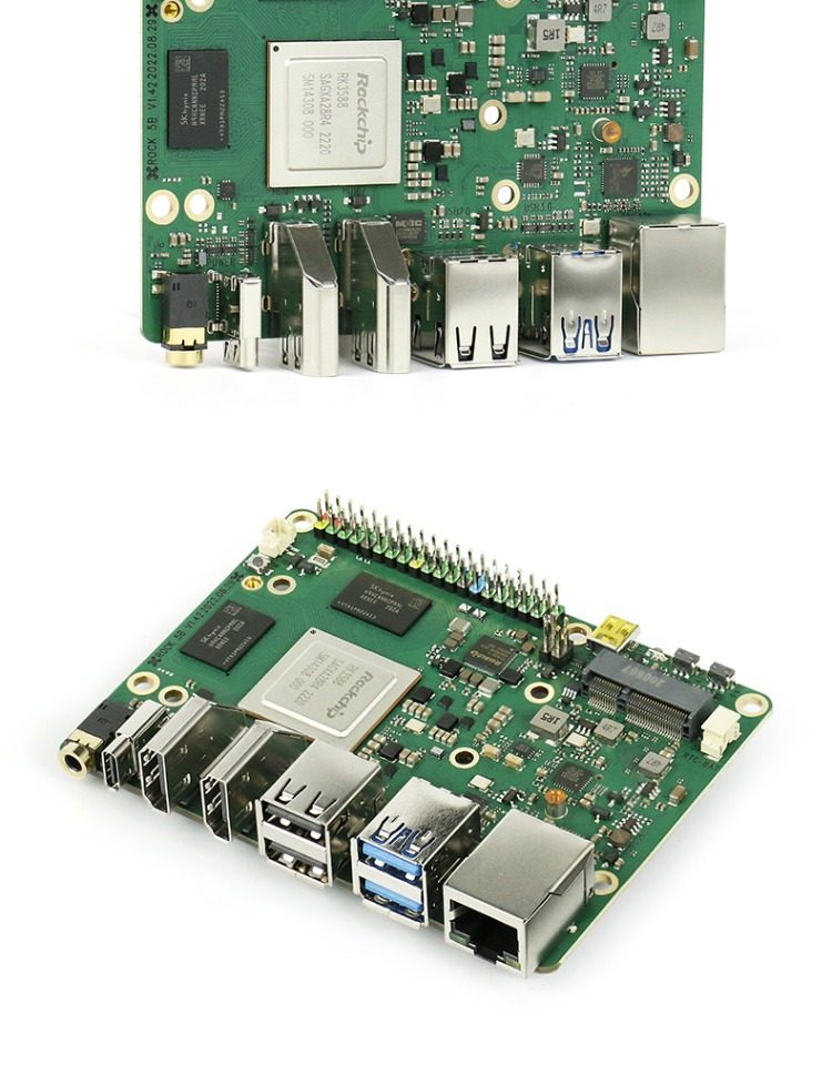 ROCK 5B 开发板 RK3588 芯片 ROCK5 rockpi 高性能8核 开发板 RAM - 送码网