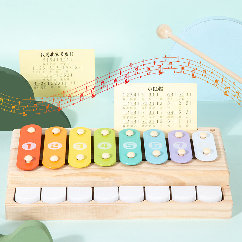 A new handy gadget for baby music enlightenment! children's eight-tone ...