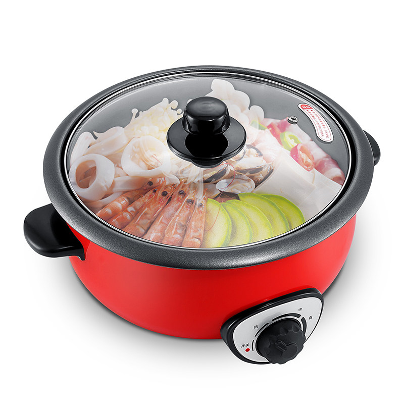 Hot pot home electric hot pot 3L5L two-piece multi-functional non-stick ...