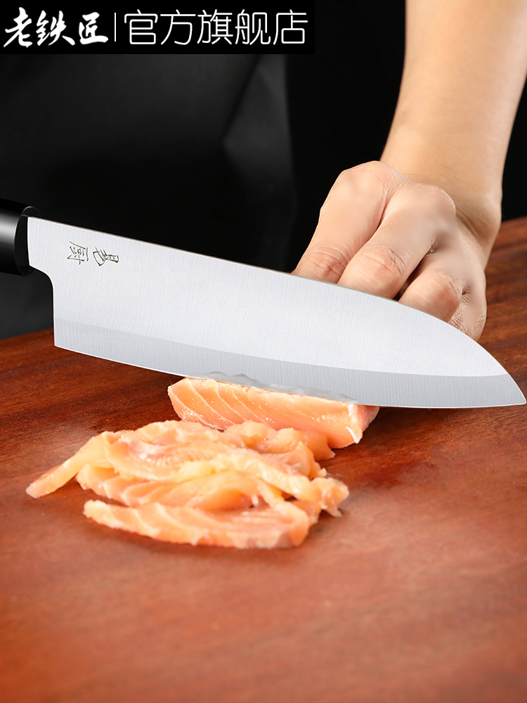 Купить Нож кухонный Старый кузнец японские кухонные ножи кухонный нож ...