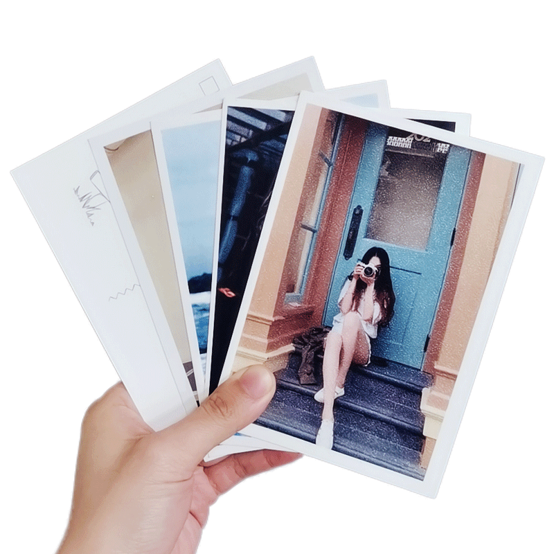明信片定制diy来图照片订做印刷明星纸质正方形小卡片打印lomo卡简约ins风珠光纸自制生日情侣贺卡邀请函制作-Taobao Malaysia