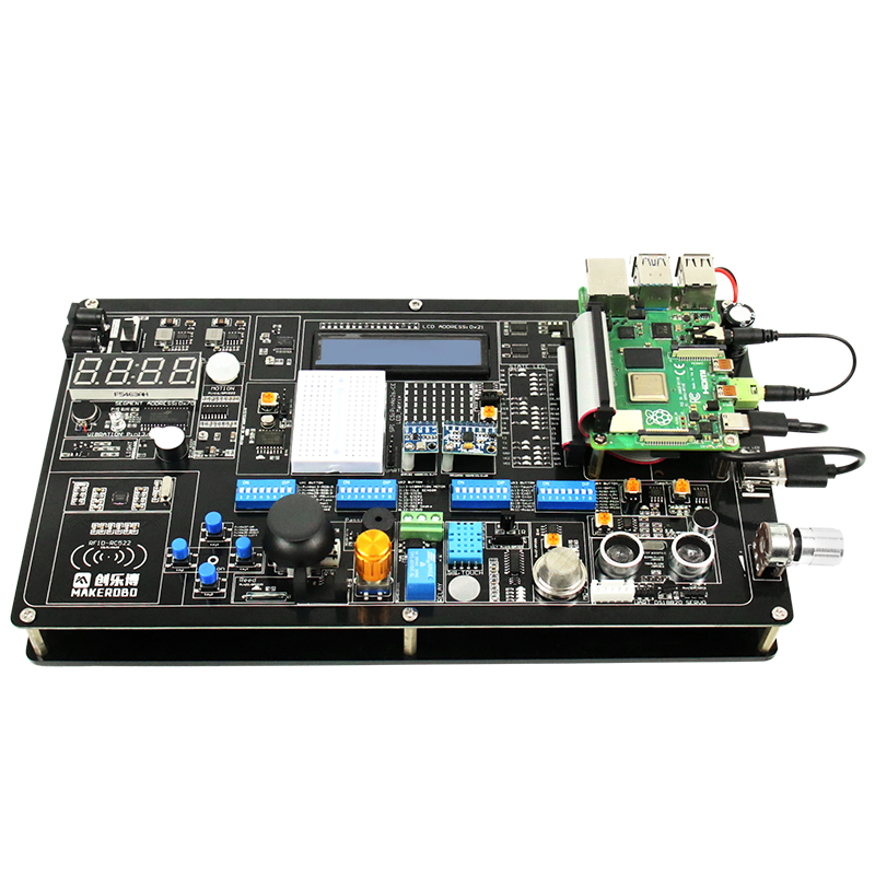 树莓派4B Raspberry实验开发板python传感器createpi套件显示器屏-Taobao