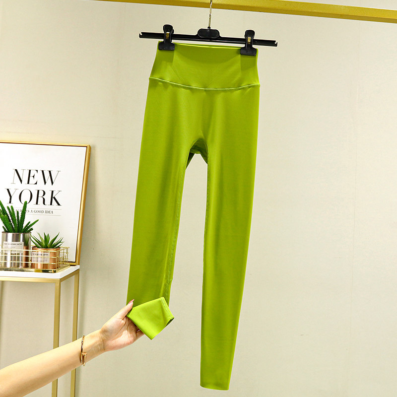 A must-have for summer! avocado green yoga pants, high waist and hip ...