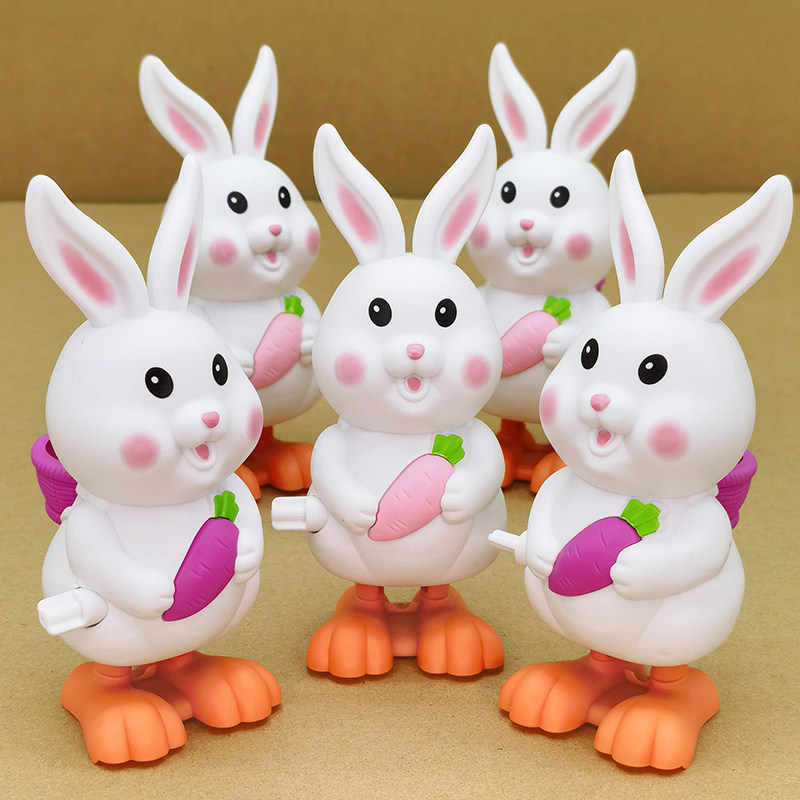 网红新款发条玩具蹦跳长耳兔，宝宝学爬神器！萌到心化+益智启蒙两不误？-发条玩具-淘宝好物网