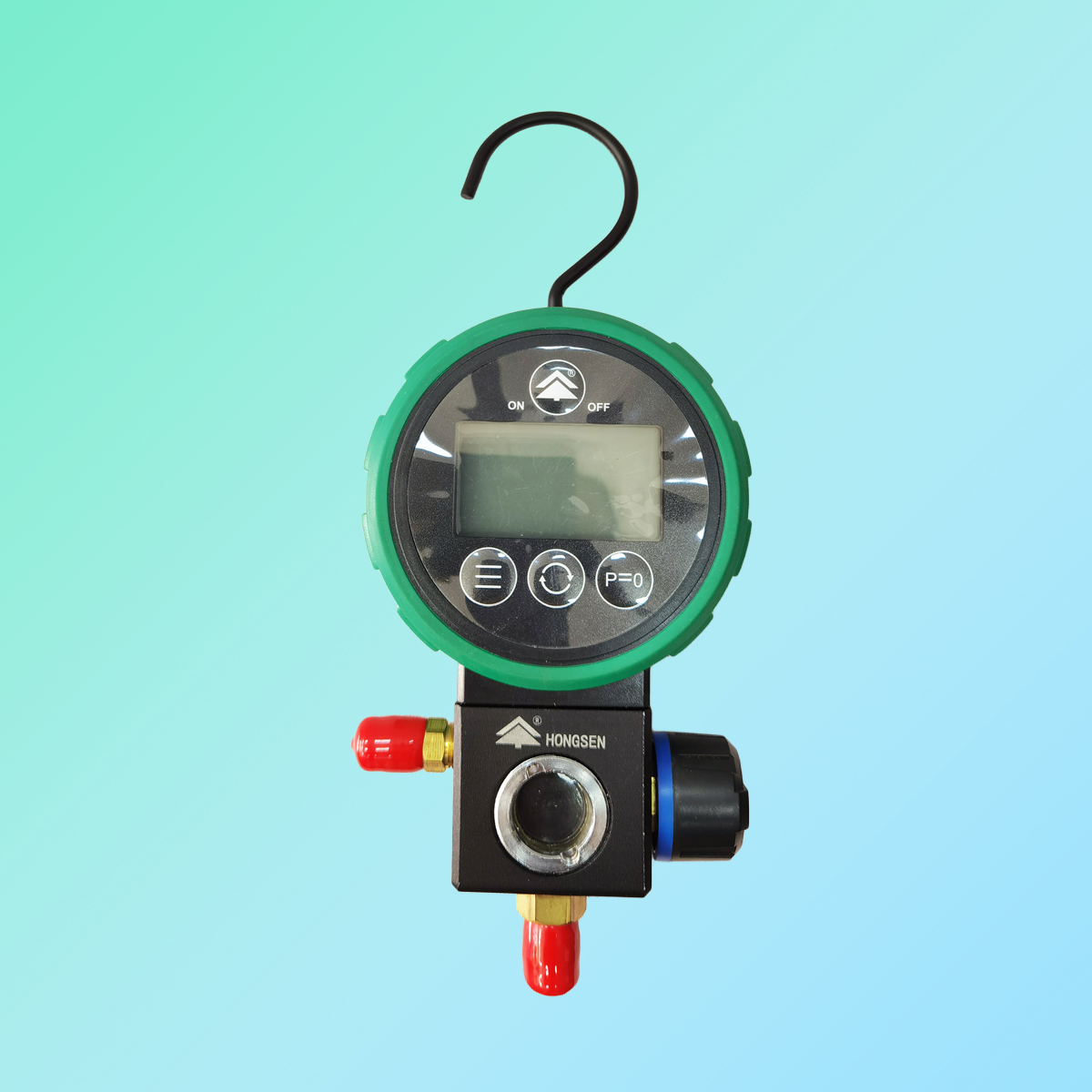 鸿森数字显示空调加氟表数显冷媒压力表HS-DVS60-101A/HS-D480AL-阿里巴巴