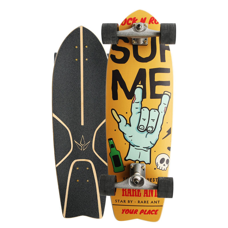 RARE ANT Brand new Land Surfboard Land Carver Skateboard pedal-free ...