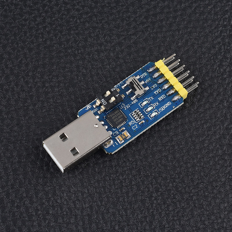 Six-in-One Multi-Function Serial Port Module USB to UART CP2102 CH340 ...