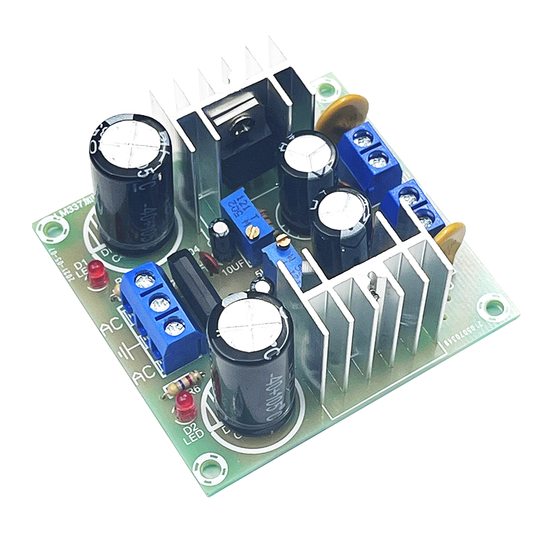 Positive Negative Double Circuit Board Kit LM317+LM337 Voltmeter ...