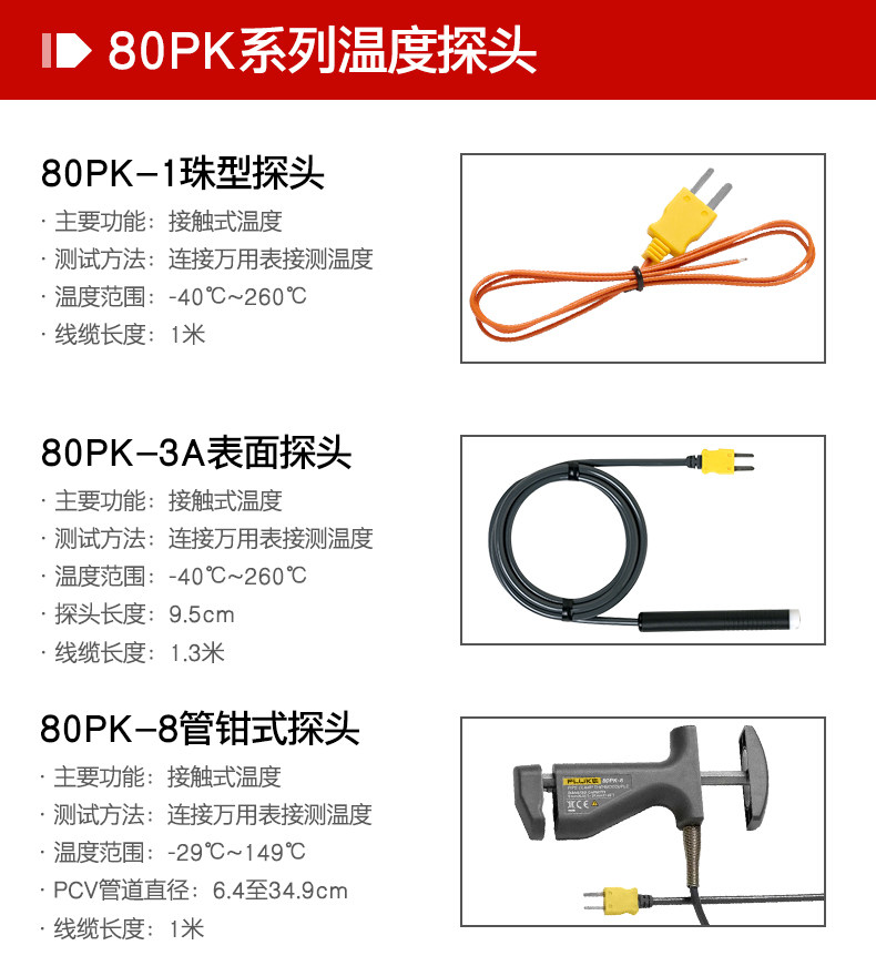 福禄克FLUKE 80K-40万用表高压测试棒80K-15 探头高压衰减棒现货-阿里巴巴