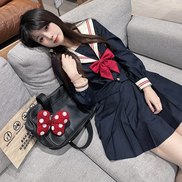 Original jk sailor uniform suit Shanchuan Club basic long-sleeved ...