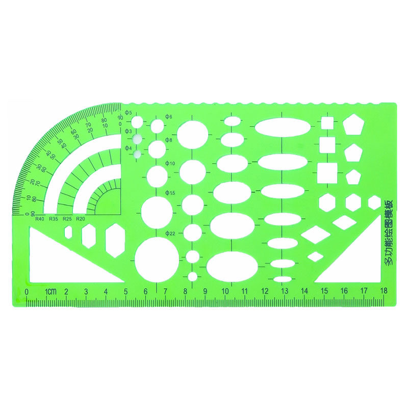 [USD 5.87] Curve board multifunctional drawing round template oval ...